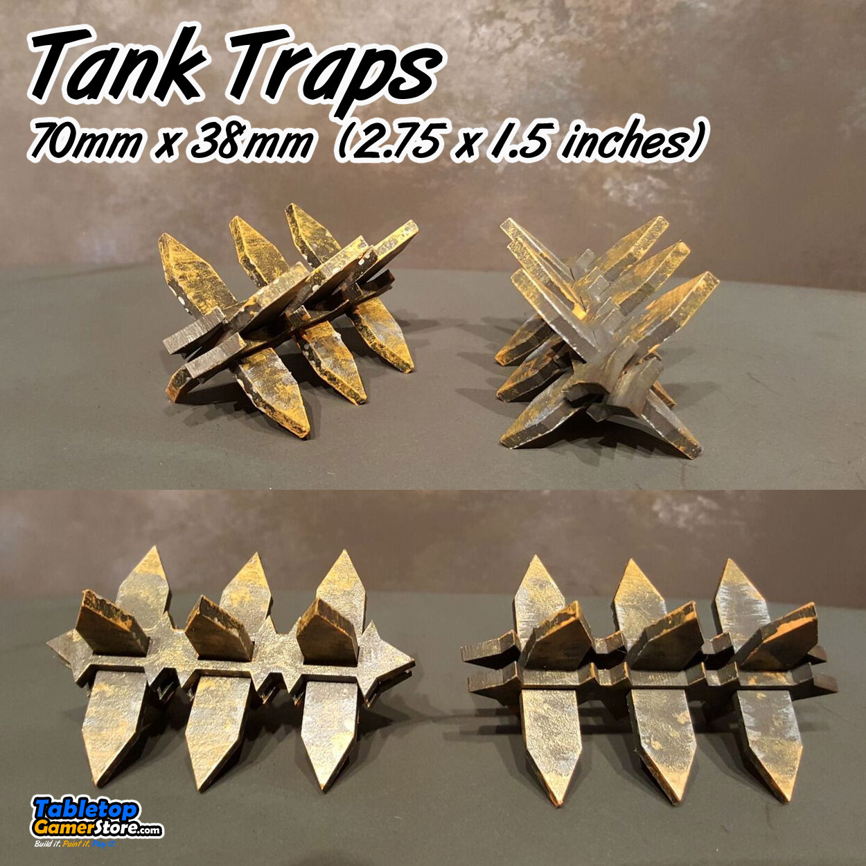 Scarred City – New Building, Walls and Tank Traps Now Available